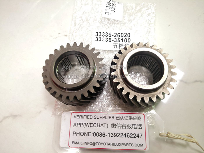 33336-26020,Toyota 5th Gear for Hilux Kun26 LC70 HZJ79,33336-35100