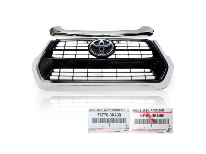 53100-0KG60,Toyota Hilux Grille Assy,75700-0K430