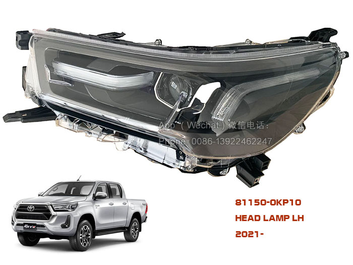 81150-0KP01,Toyota Hilux Rocco Head Lamp LH,81150-0KP00