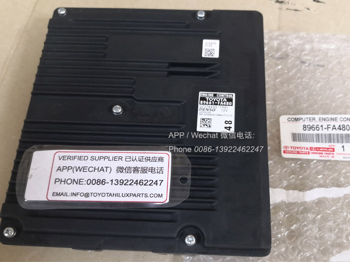 89661-FA480,Genuine Toyota Hilux 2GD ECU,89661FA480